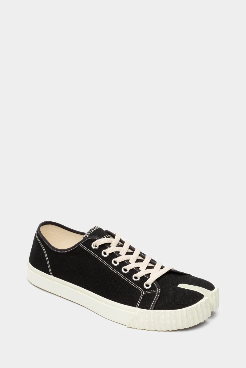 Кеды Maison Margiela tabi sneakers black/white 9050231120 - купить в ...