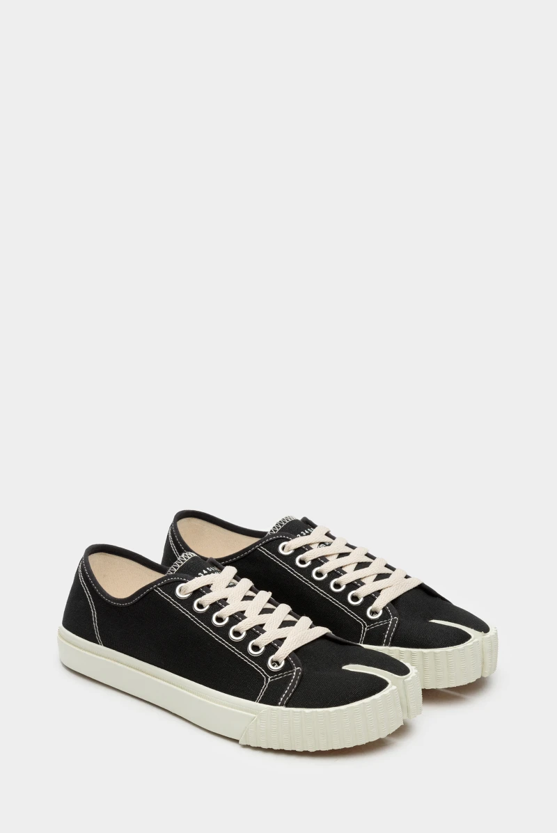 Кеды Maison Margiela tabi sneakers low top black/white 9050232042 ...