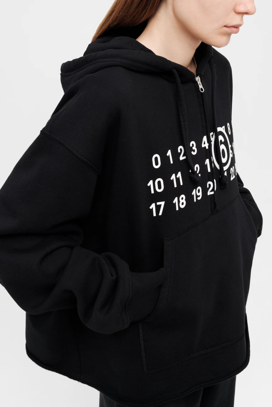 Худи MM6 Maison Margiela sweatshirt black 9050232096 - купить в Москве ...