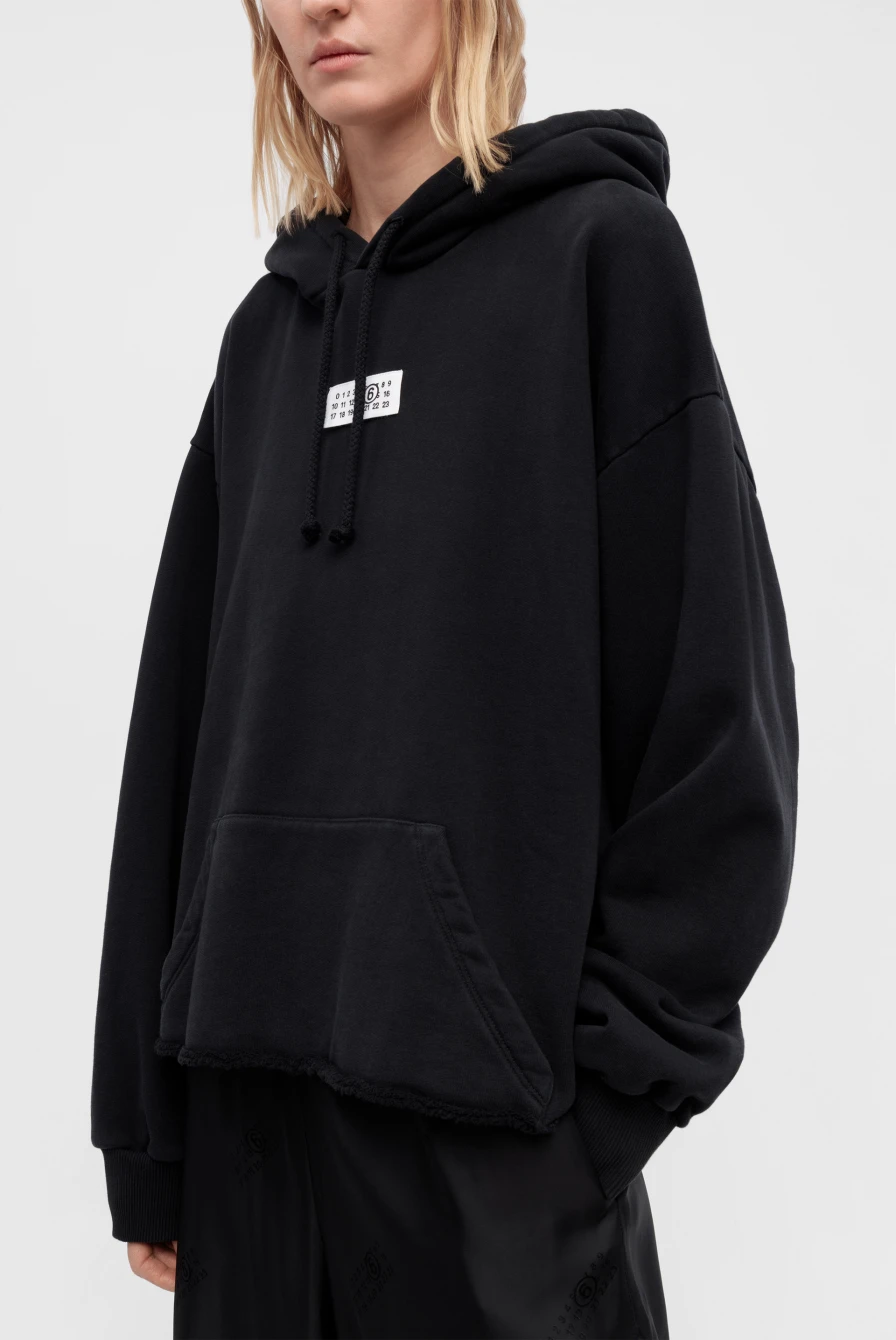 Худи MM6 Maison Margiela sweatshirt black 9050241061 - купить в Москве ...